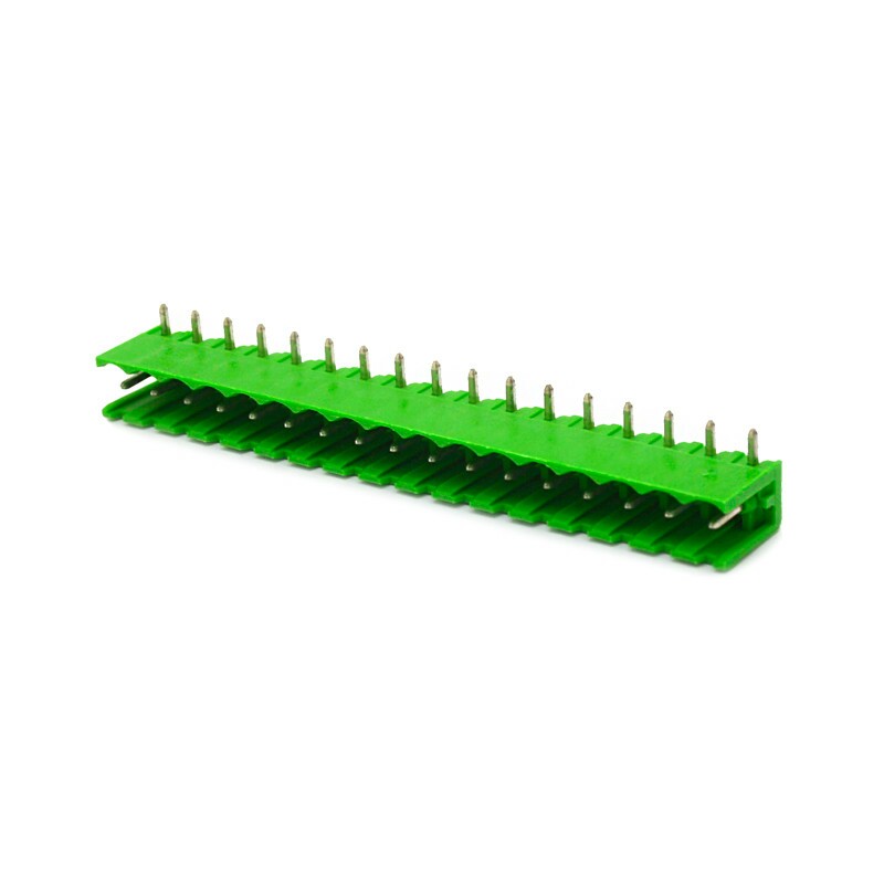 Conector Verde Multipolar STLZ950H Macho 90º (Horizontal) Com as ...
