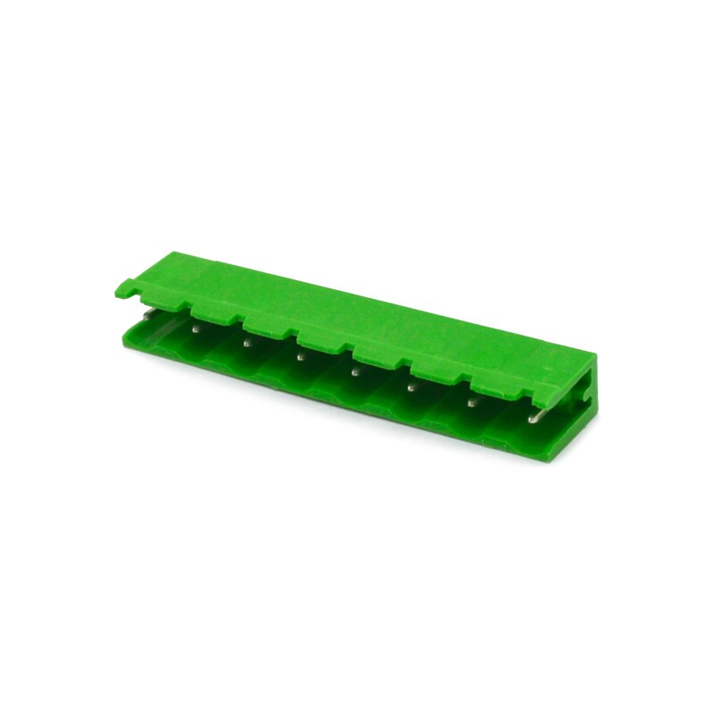 Conector Verde Multipolar STLZ960 Macho 180º (Vertical) Com as Laterais ...