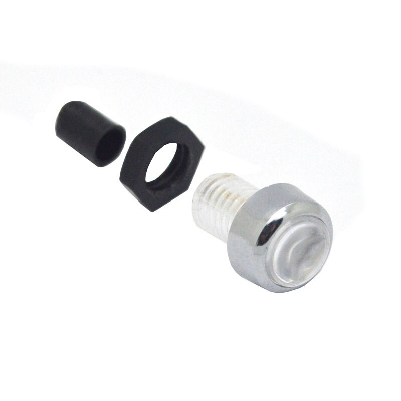 Suporte de LED 5mm cromado com lente - SP5.8 - Patola