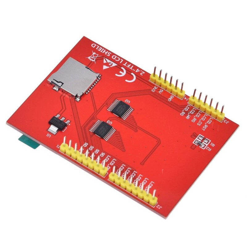 Display LCD TFT 2,4" Touchscreen Compatível com Arduino - GC-221