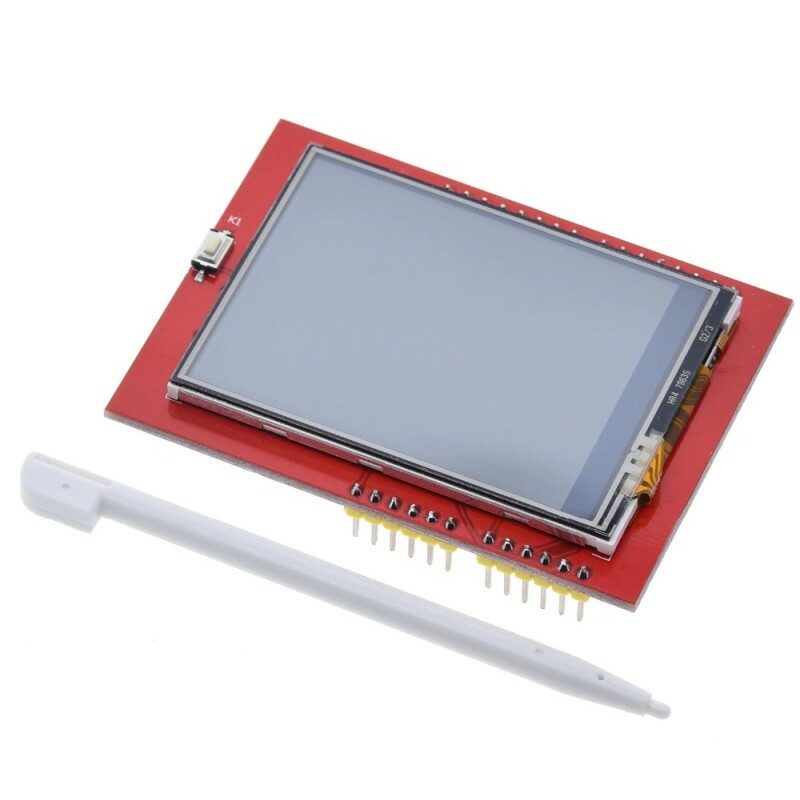 Display LCD TFT 2,4" Touchscreen Compatível com Arduino - GC-221