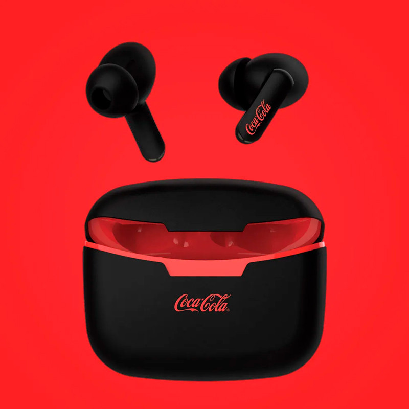 Fone de Ouvido TWS Flow Earbuds Coca-Cola - Preto - 2097