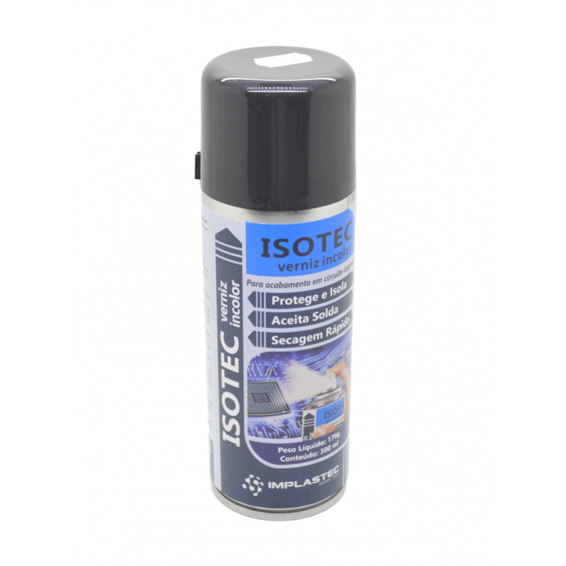 Verniz Spray ISOTEC Incolor 300ml - Implastec