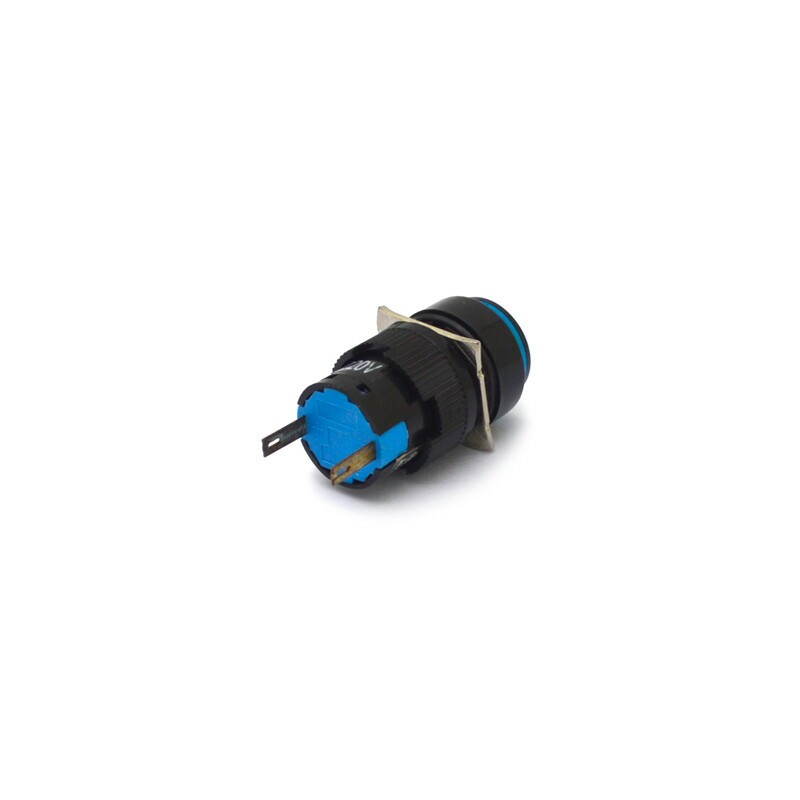 Mini Sinaleiro AC 250V/0.5A - DC 30V/1A - Azul - YLAY8E