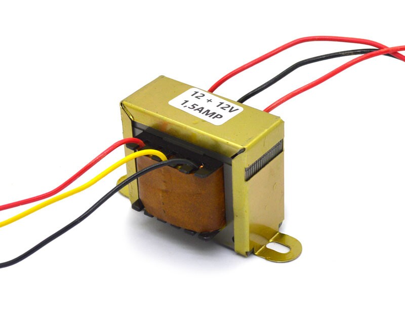 Transformador de Tensão 127/220V para 12V+12V 1.5A