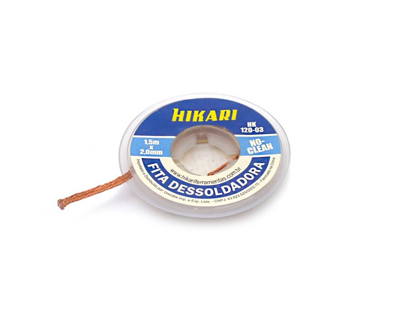 Fita Dessoldadora 1.5m X 2.0mm - HK-120-03 - Hikari