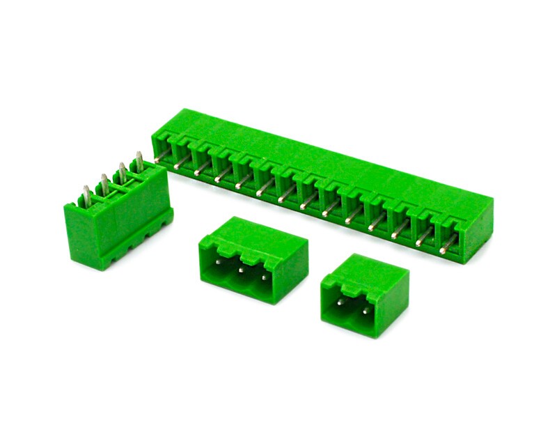 Conector Verde Multipolar STLZ950GV Macho 180º (Vertical) Com as ...