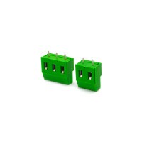 Conector Verde Multipolar AKZ710 Fêmea - Passo 7.62mm - 2 a 3 Vias ...