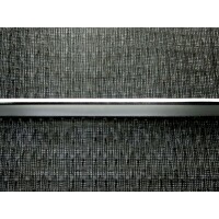 Friso para acabamento de Caixas Acúsitcas Prateado Metro Linear por 1 ...