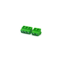 Conector Verde Multipolar AKZ250 Fixo - Passo 5,08mm - 2 a 3 Vias ...